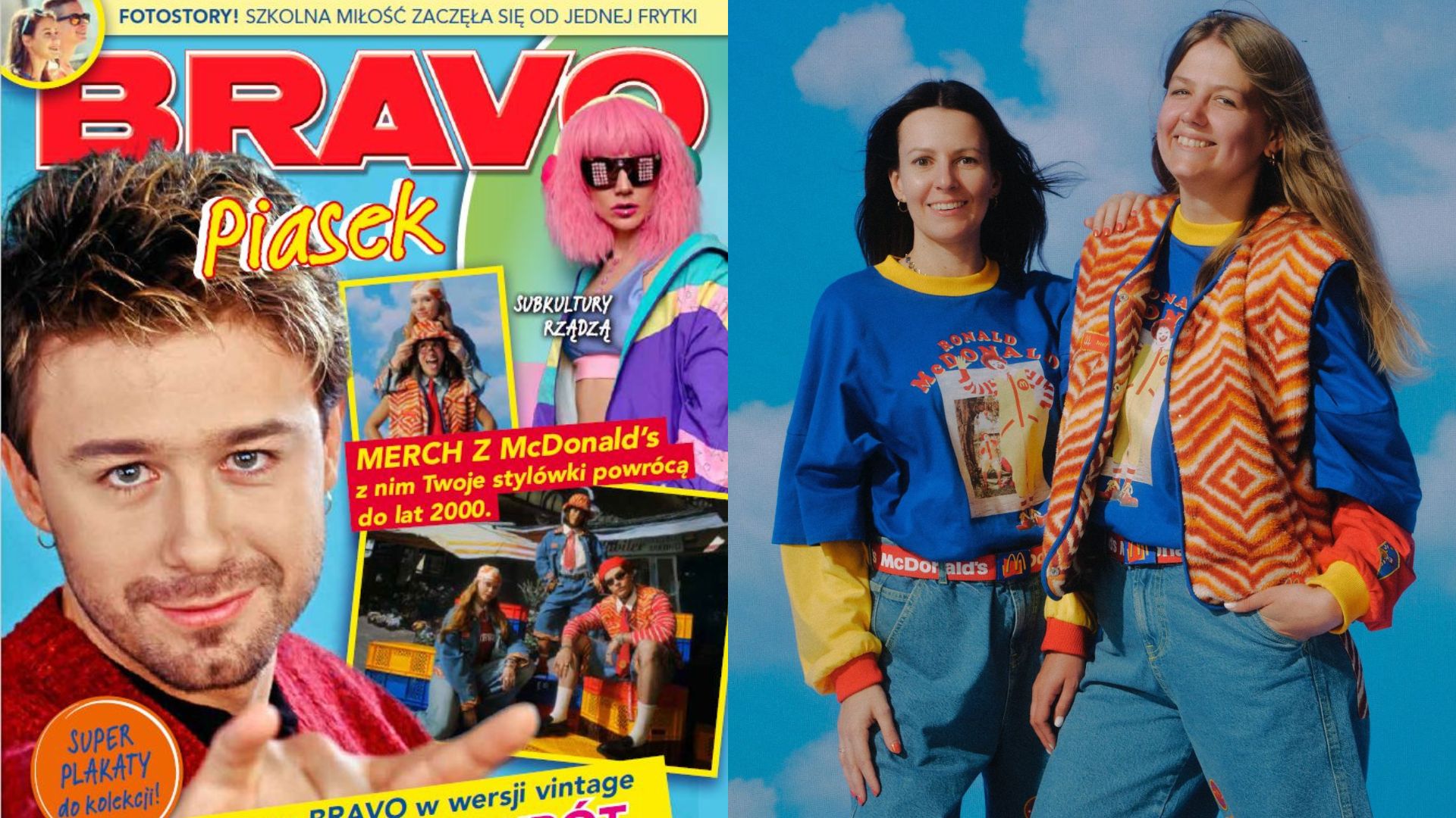McDonald’s w nostalgicznej kampanii: merch, retro gry i magazyn BRAVO ...