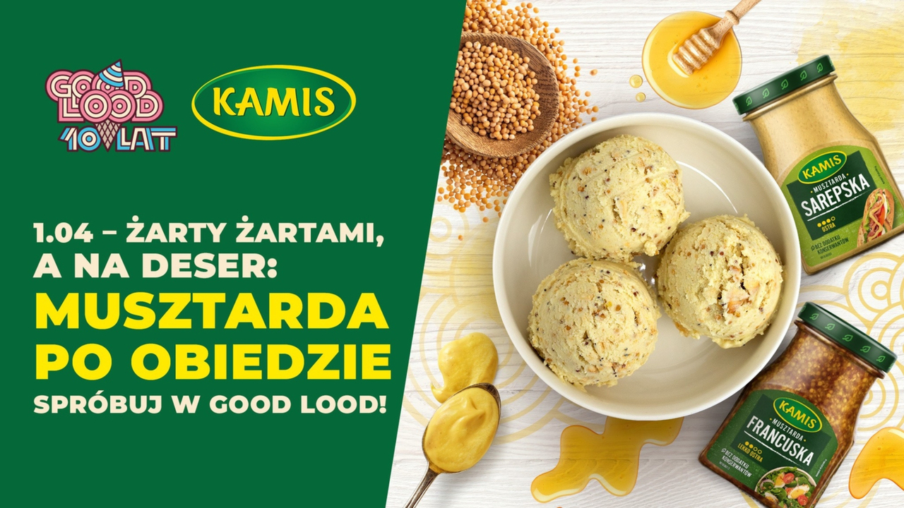 Lody o smaku musztardy? To nie żart! KAMIS łączy siły z Good Lood ...